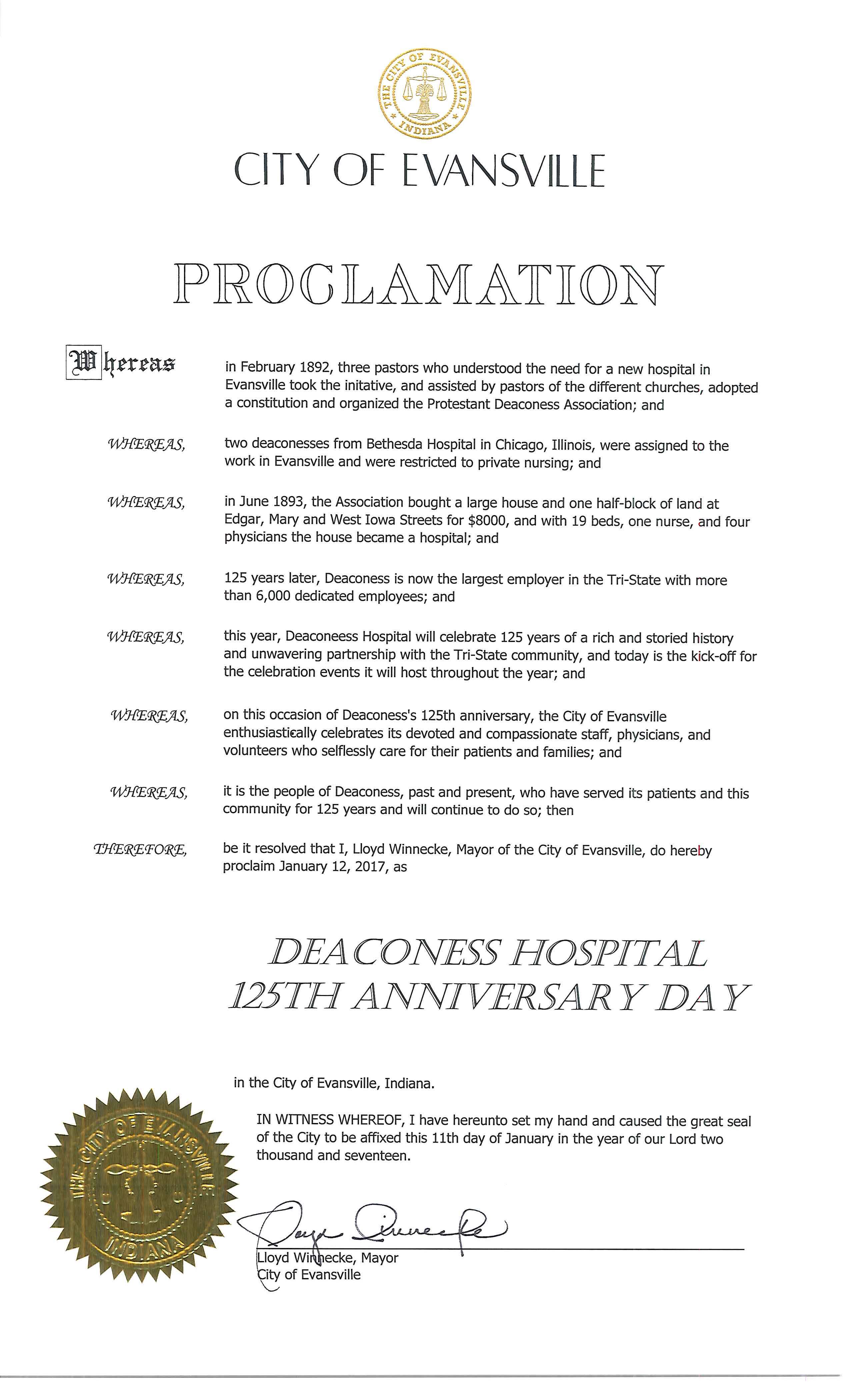 Writing A Proclamation