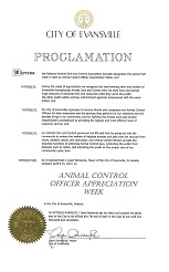 Mayoral Proclamation Examples / City of Evansville